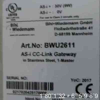 BWU2611 必威BihlWiedemann AS-i
