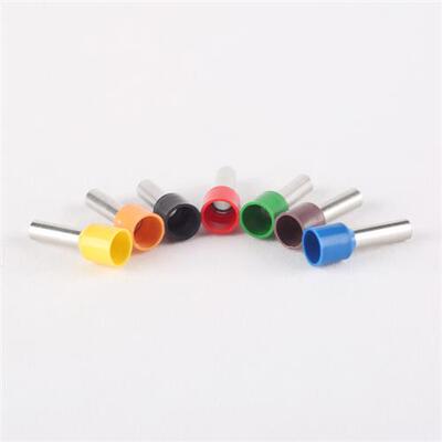 黄铜针型管型接线预绝缘压线端子e0508e7508管形1008冷压针式针形