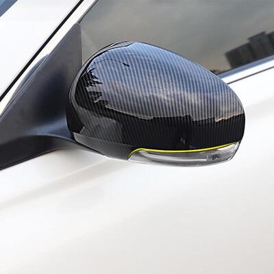 适用于塞恩Scion TC iM IQ XA XB XD倒车镜盖碳纤纹后视镜罩装饰