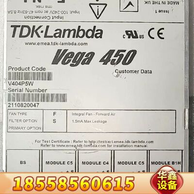 TDK-Lambda Vega450 V404P5W电源