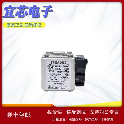 BUSSMANN巴斯曼快速熔断器/保险丝170M4458 170M4459现货直销议价