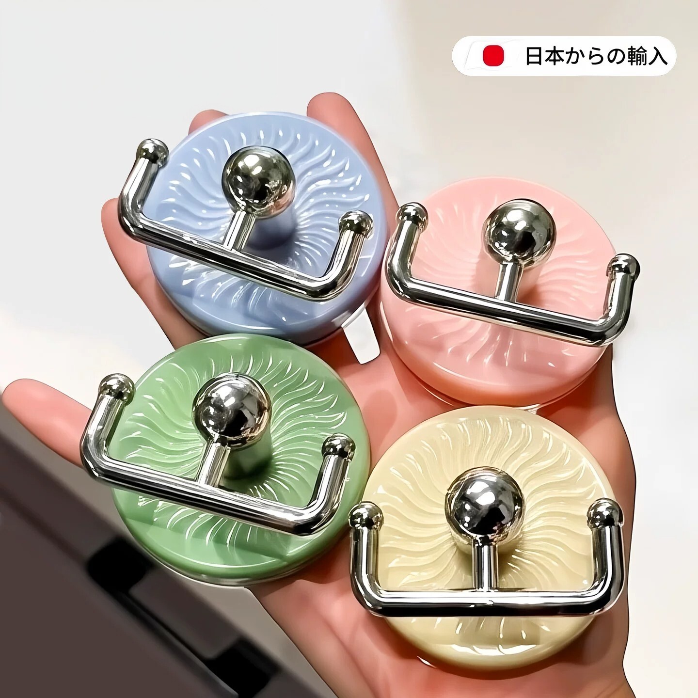 多巴胺吸盘旋转挂钩强力粘胶免打孔学生宿舍强力承重双头无痕粘钩