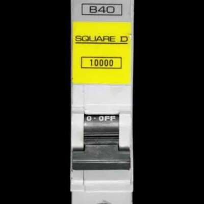 QOE SQUARE D 40 AMP TYPE B 10kA MCB CIRCUIT BREAKER QOE 1000