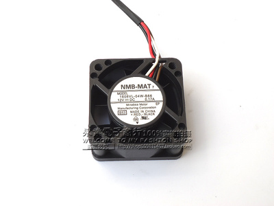 原装NMB 4020 12V 0.17A 1608VL-04W-B66 4线温控静音风扇