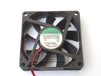 KD1207PHB1 DC12V 2.9W 原装建准SUNON 70*70*15MM CPU散热风扇