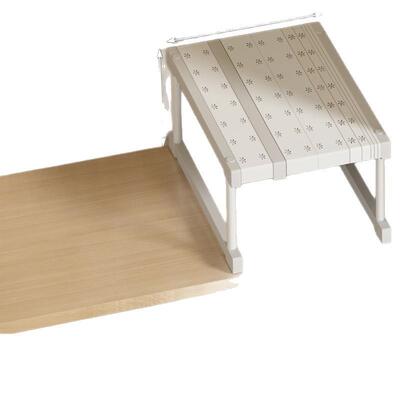 衣柜分层隔板收纳柜子橱柜可伸缩厨柜内置物架衣橱隔断整东龙