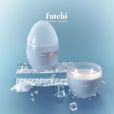 futchi福气水晶玻璃系列彩蛋香薰蜡烛礼盒生日礼物高级香氛摆件