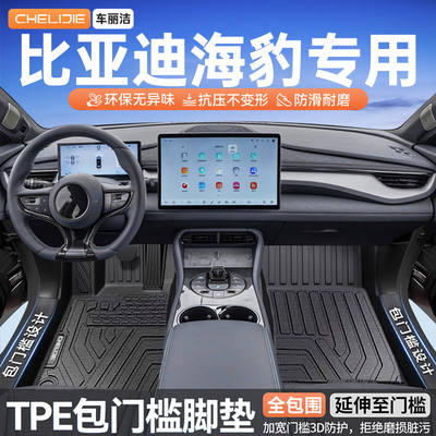 比亚迪海豹06DMITPE全包围脚垫05