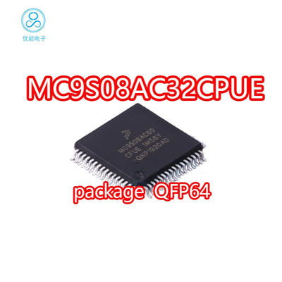 MC9S08AC32CPU MC9S08AC32CPUE 封装LQFP-64 MC9S08AC32CP