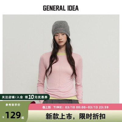 GENERALIDEA长袖薄款莱赛尔T恤