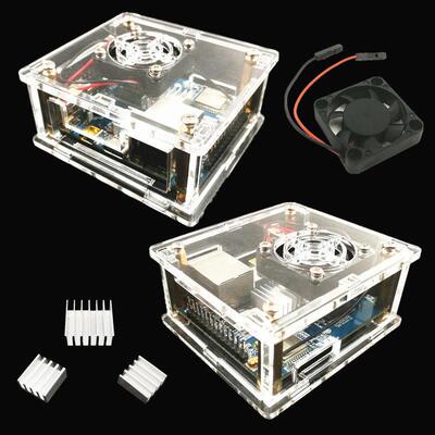香橙派Zero2外壳OrangePi全志h616主板开发板亚克力外壳兼容风扇