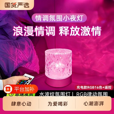 【8000人收藏加购】水波纹氛围灯