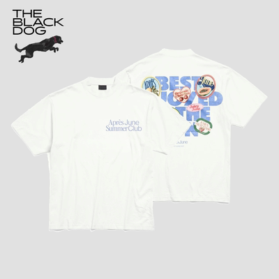 SUMMER CLUB夏季俱乐部短袖T恤黑狗THEBLACKDOG嘿犬复古潮流小众