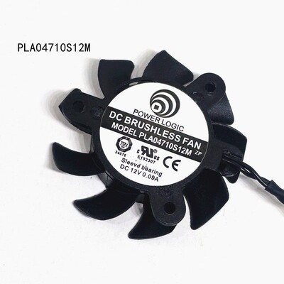 适用於powerlogic PLA04710S12M 直径3.6厘米孔距2.6厘米显卡风扇