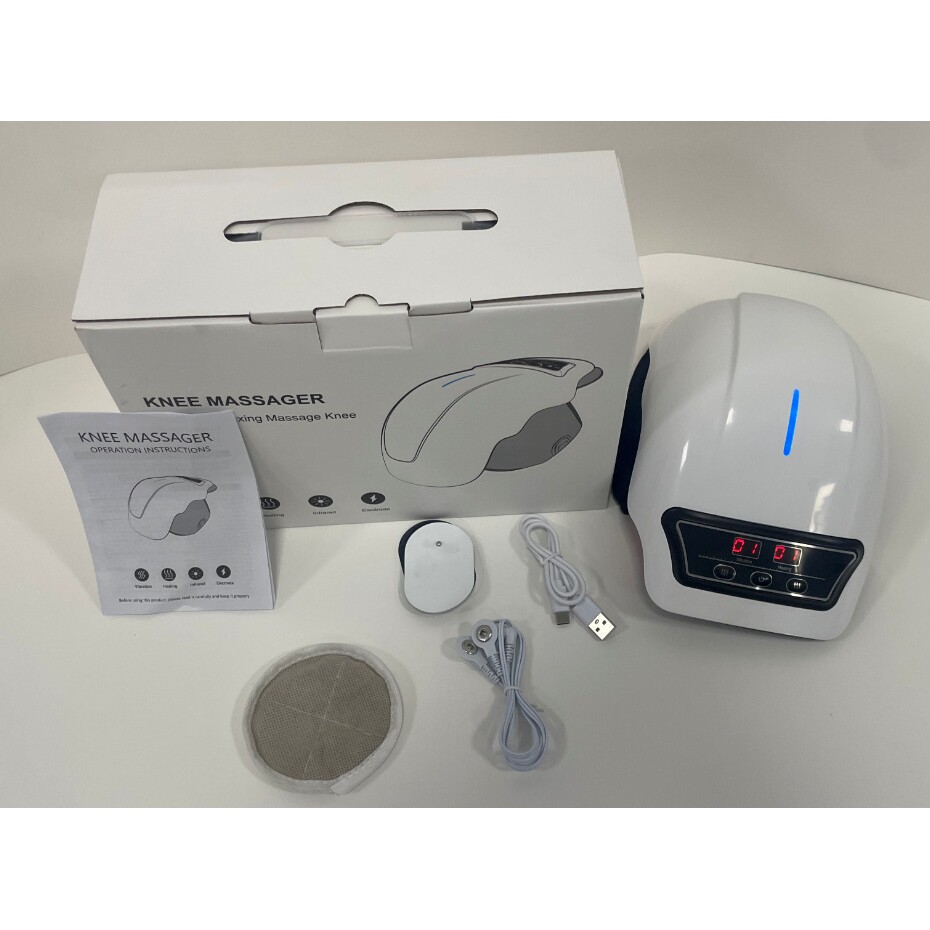 膝盖按摩器定制加热震动理疗家用红光热敷关节膝部按摩仪代工