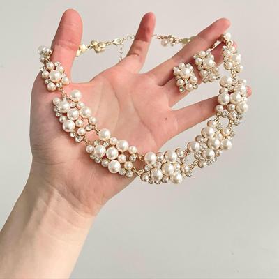 Vintage古着 Square pearls套装