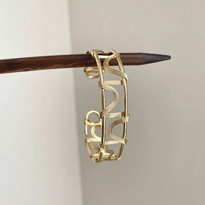 Vintage古着 Twisted Wire Charm手镯