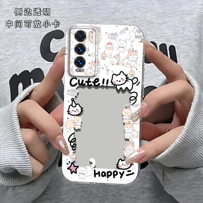 猫相框可放照片适用真我GT大师探索版手机壳Realme GT旅行箱版镜头全包RMX3366防摔硅胶软壳高级感保护套新款