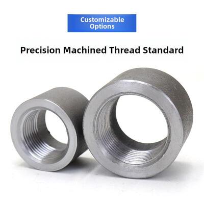 碳钢单头内丝高压直接管箍焊接内丝NPT螺纹底座RC锻造20#A105内接