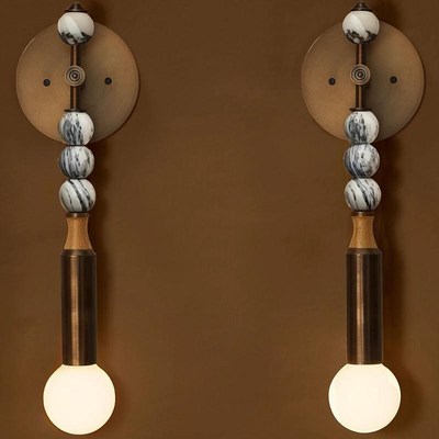 Apparatus覆古草绳餐厅样板房过道灯茶室卧室床头客厅酒店壁灯