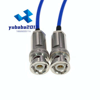 Keithley高压源表测试线 BNC三同轴高压公对公 低噪声测试电缆HV