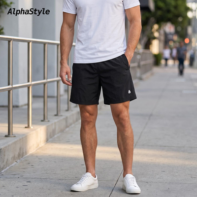 alphastyle简约运动短裤