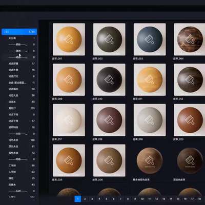 D5本地刷子库 D5渲染器HDR贴图库3d模型库PB3构件库材质库集合
