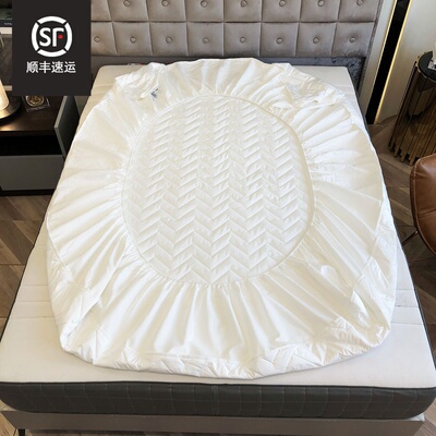 高端舒适抗菌防螨DACRON纤维保护垫夹棉床笠床褥保洁床垫1.5/1.8m