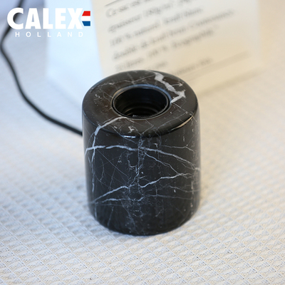 荷兰CALEX圆柱体大理石可调节台灯座设计师ins艺术氛围装饰工业风
