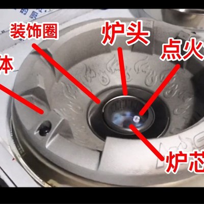 浩大猛火神易旺达炉膛心反射体门通风机点火针点火器开关配件