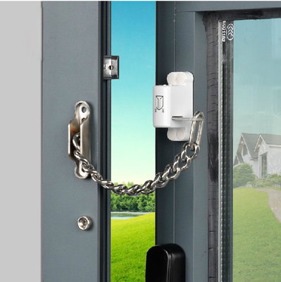 链子锁平开窗户锁防盗锁 儿童安全锁 塑钢铝合金门窗链条锁扣