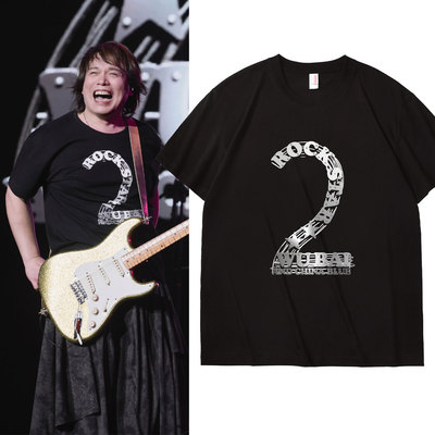 伍佰演唱会RockStar同款纯棉T恤男女应援服夏季粉丝周边休闲短袖