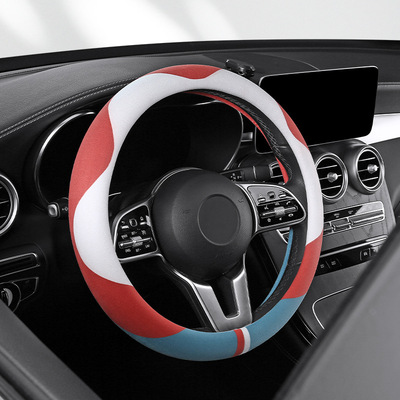 汽车方向盘套冬季夏季翻毛皮滑吸汗超薄款男女通用把套型 改装