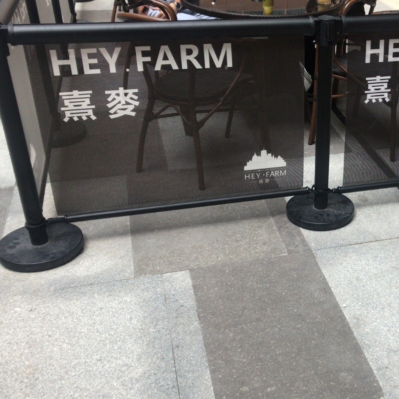 一米线栏杆围挡排队护栏立柱隔离带机场商场广告活动围栏伸缩挡板