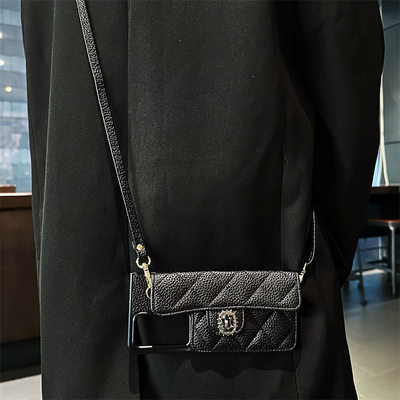 适用小米mix fold手机壳折叠屏小香风MagicVs3卡包matex2小众零钱包小米mixfold2保护套秋冬斜跨绳轻奢创意潮