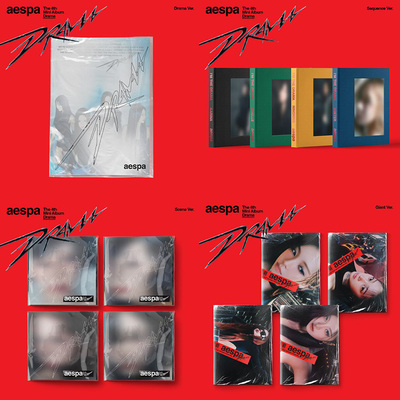 正版现货 吒 aespa专辑 Drama 迷你4辑 CD正版官方小卡海报写真集