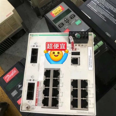 交换机TCSESM163F2CU0 实物拍摄 功能完好