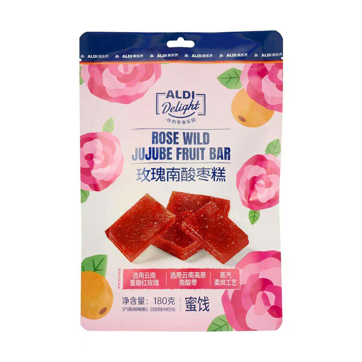 上海奥乐齐代购ALDI Delight玫瑰南酸枣糕180g