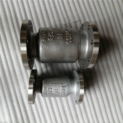 DN250/10寸 Cr18Ni8法兰止回阀/正304H42立式法兰逆止阀