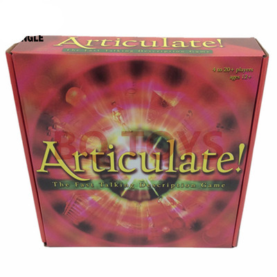 跨境英文桌游棋盘English game Articulate成人儿童多人聚会桌游