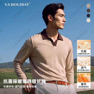上新秋男抗静电长袖POLO衫