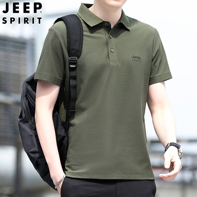 JEEPSPIRIT吉普男士短袖POLO衫