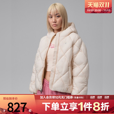 NIKE耐克女子AS J BRK PUFFER JKT运动休闲棉服外套IM7235-272