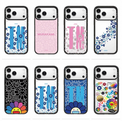 CALG可爱村上隆太阳花适用苹果手机壳iphone11 12 13 14 15 16 17promax新款外壳高级感小众磁吸2025网红爆款