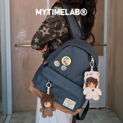 MYTIMELAB摩太潮玩MONITA潮流玩家双肩包学院风复古帆布通勤书包