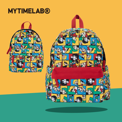 MYTIMELAB摩太潮玩MONITA波普双肩包学生通勤上课大容量耐磨书包