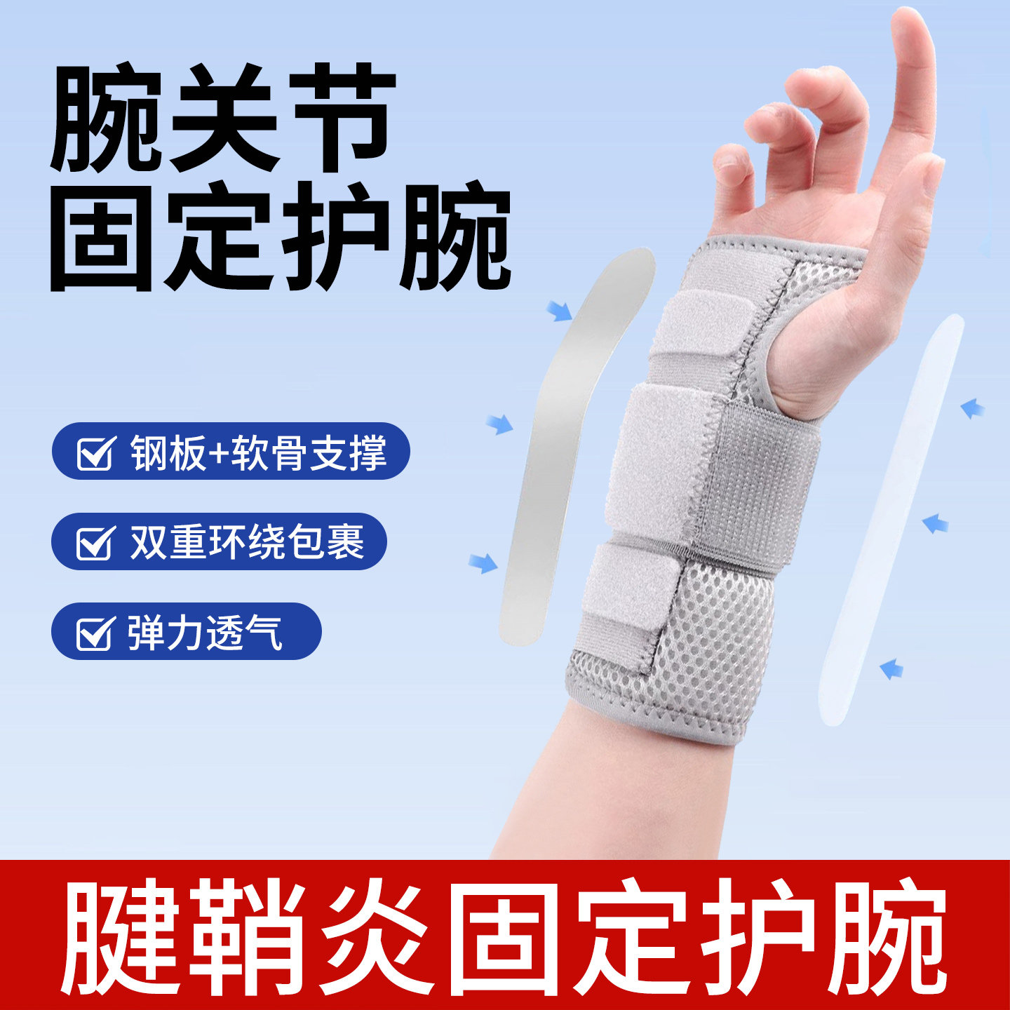 医用护腕手腕腱鞘炎用运动扭伤防护妈妈手关节劳损腕关节固定支具