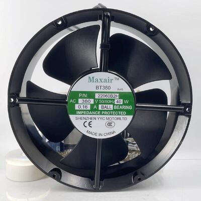 议价Maxair轴流风机BT380380V0.16A40W交流机柜箱风扇20060B3H