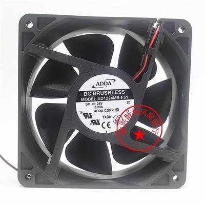 议价全新ADDAAD1224MB-F5124V0.23A12038电焊机变频器散热风扇