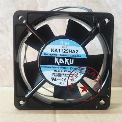议价台湾卡固KAKUKA1125HA2AC220V11CM轴流风机工业散热风扇11025